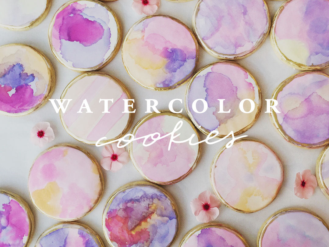 Watercolor Cookie Tutorial - Albion Fit