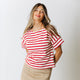 Boss Tee, Crimson Stripe - Albion Fit