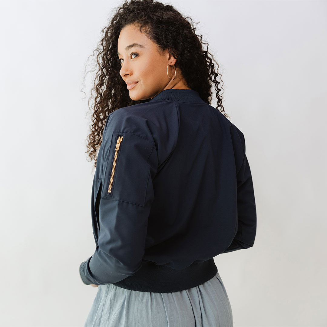 True Blue Bomber Jacket - Albion