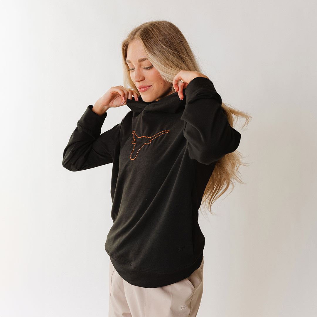 Texas Embroidered City Pullover, Black - Albion Fit