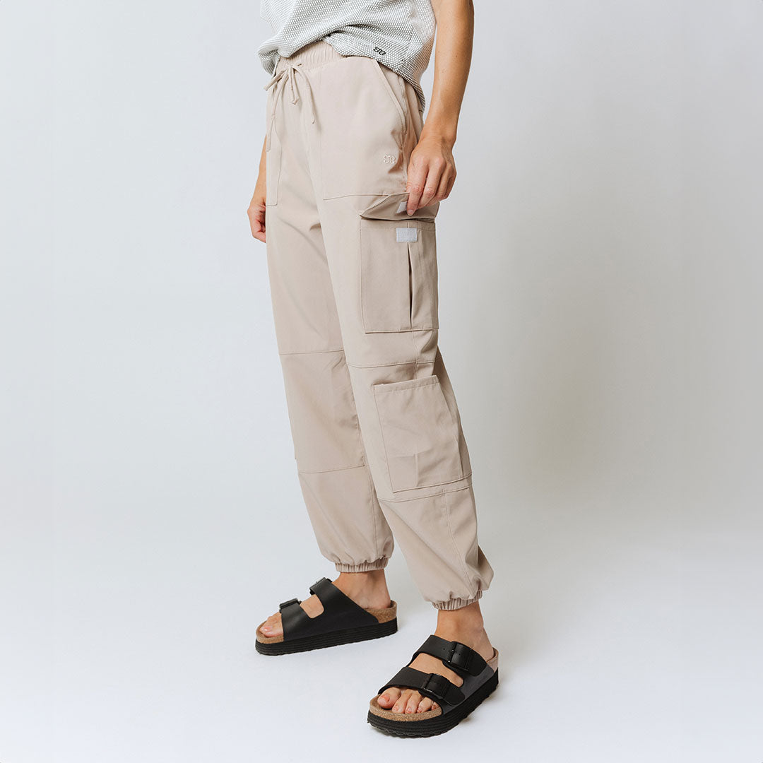 Jetsetter Cargo Joggers, Cobblestone - Albion Fit
