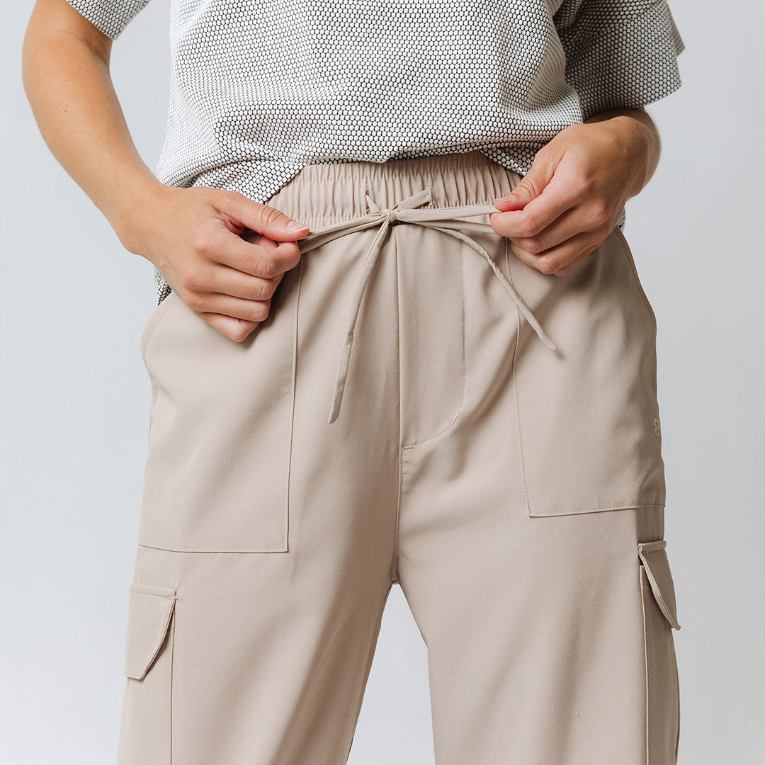 Jetsetter Cargo Joggers, Cobblestone - Albion Fit