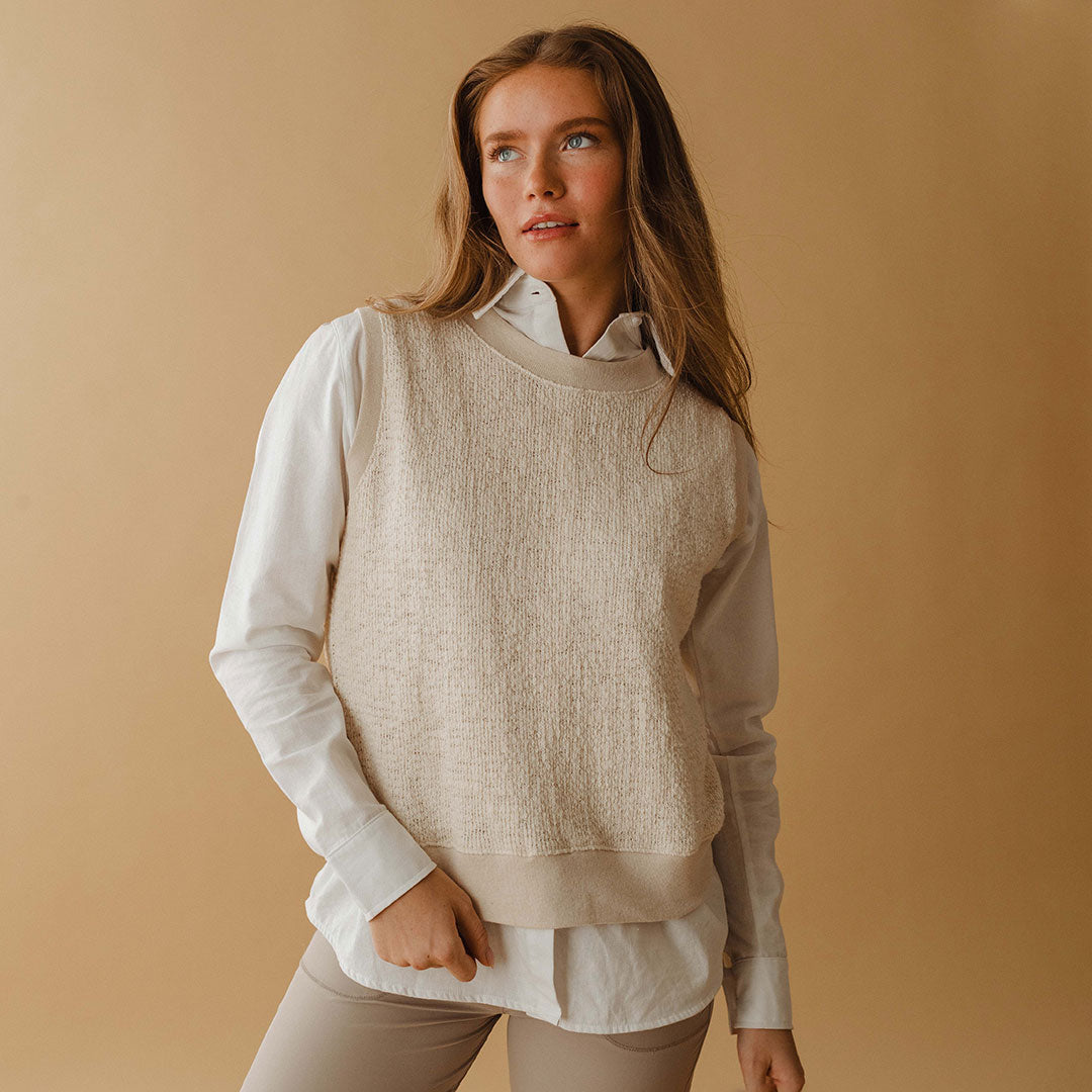 Cottage Knit Sweater Vest - Albion Fit