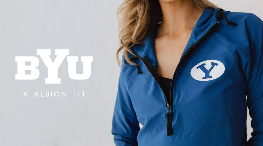 BYU Cougars + Albion Fit Clothing Collection