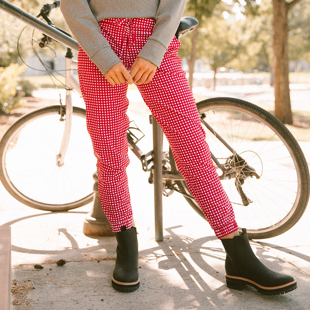 Red Gingham Jetsetters - Albion Fit