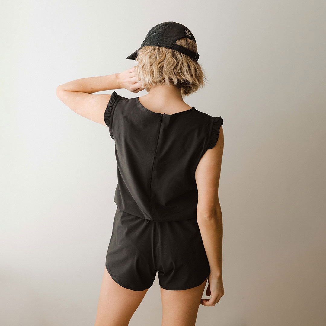 Black Fitness Romper by Albion Fit